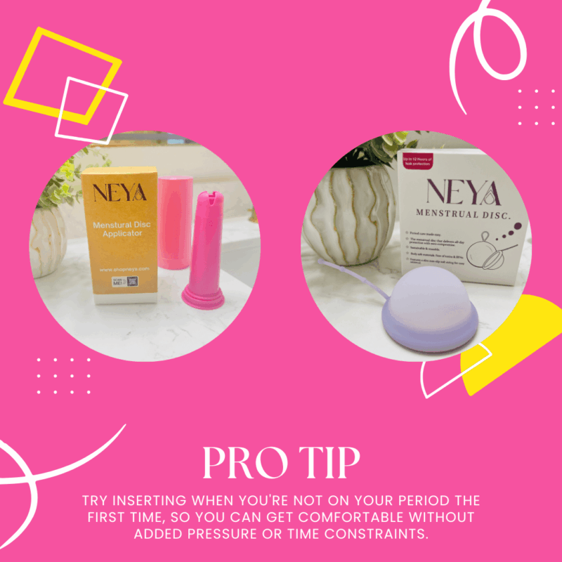 How to Insert a Menstrual Disc Applicator [A Step-by-Step Guide] - NEYA